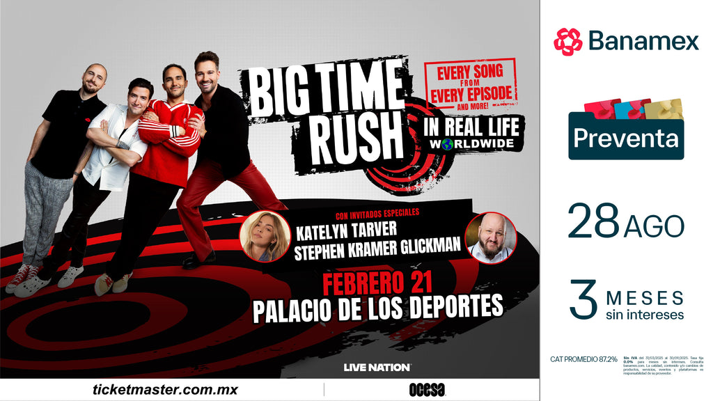 BIG TIME RUSH EXTIENDEN SU GIRA MUNDIAL IN REAL LIFE A 2026 CON NUEVAS ...