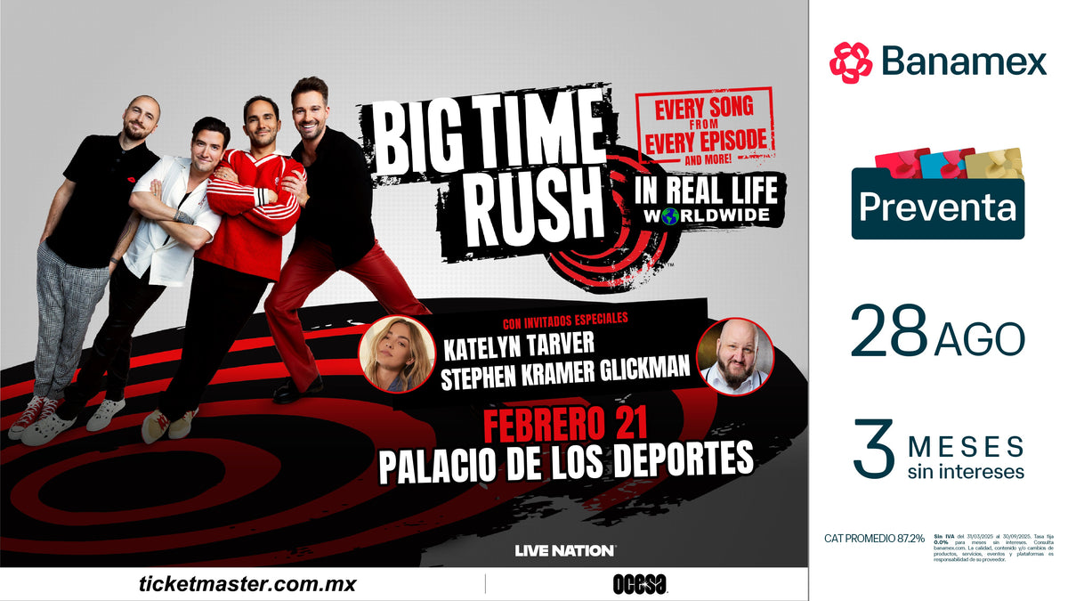 BIG TIME RUSH EXTIENDEN SU GIRA MUNDIAL IN REAL LIFE A 2026 CON NUEVAS ...