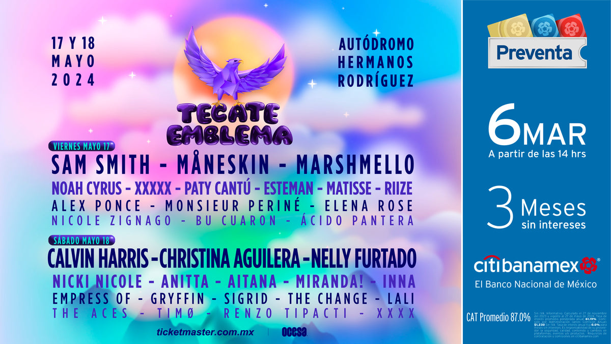 Tecate Emblema ¡El Festival pop más grande de México está listo ...